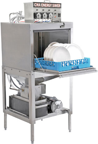 Save Energy and Space Using CMA’s Front-Loading Dishmachine