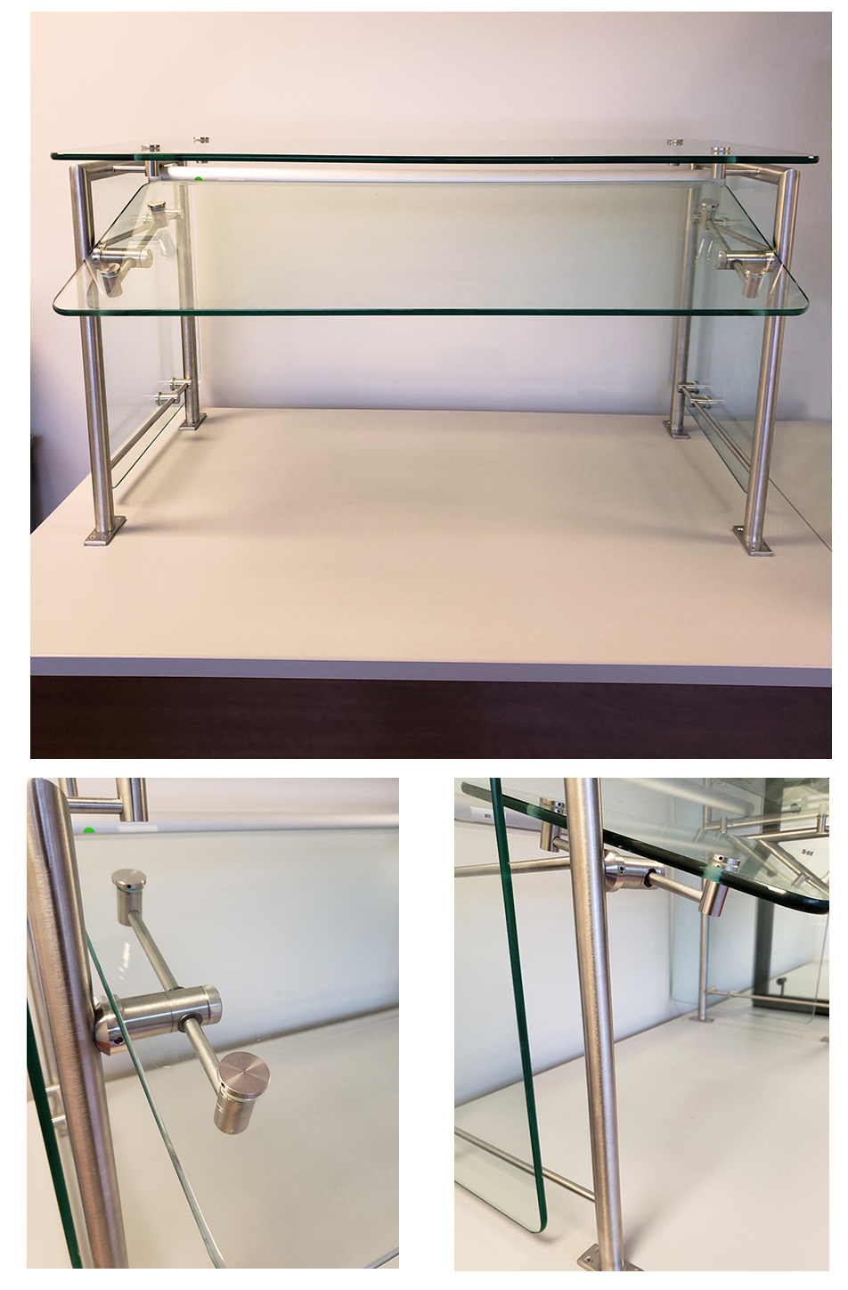 Gearless Adjustable Guard Series from Premier Metal & Glass